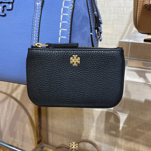 Tory Burch | Accessories | Tory Burch Womens 45311 Pebbled Leather Key ...